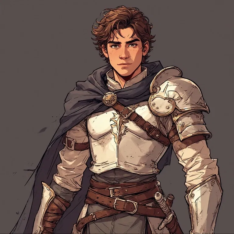 Character - Arin Vale, the hero that slayed (brought home) the demon lord (male)