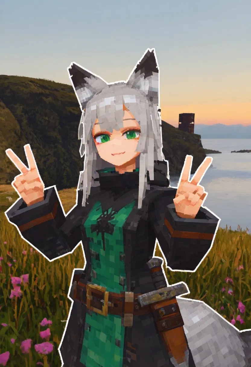 Character - Kaya - Low Poly Waifu