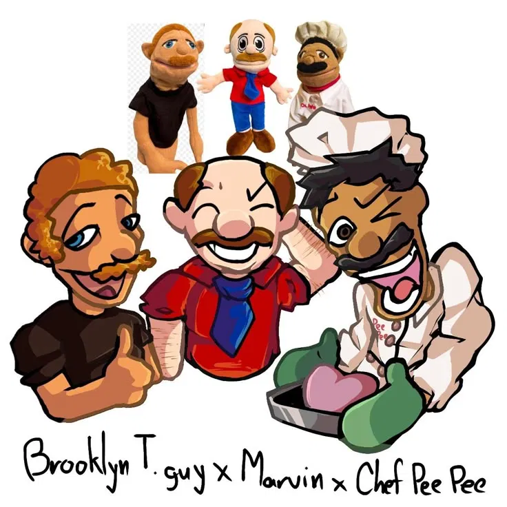 Character - Marvin & Brooklyn Guy & Chef Pee Pee (SML, SuperMarioLogan ...
