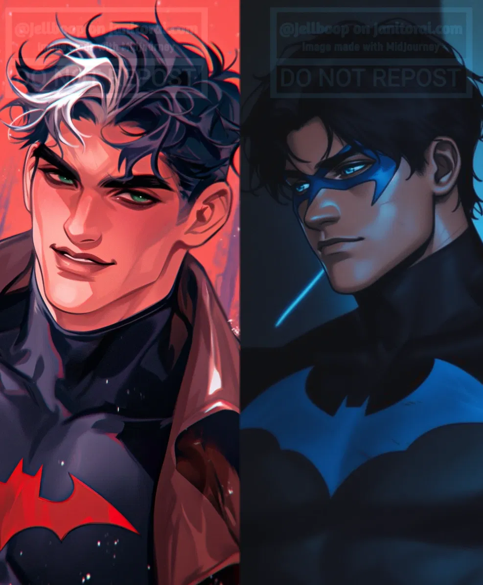 Character - Dick Grayson & Jason Todd | Nightwing & Red Hood