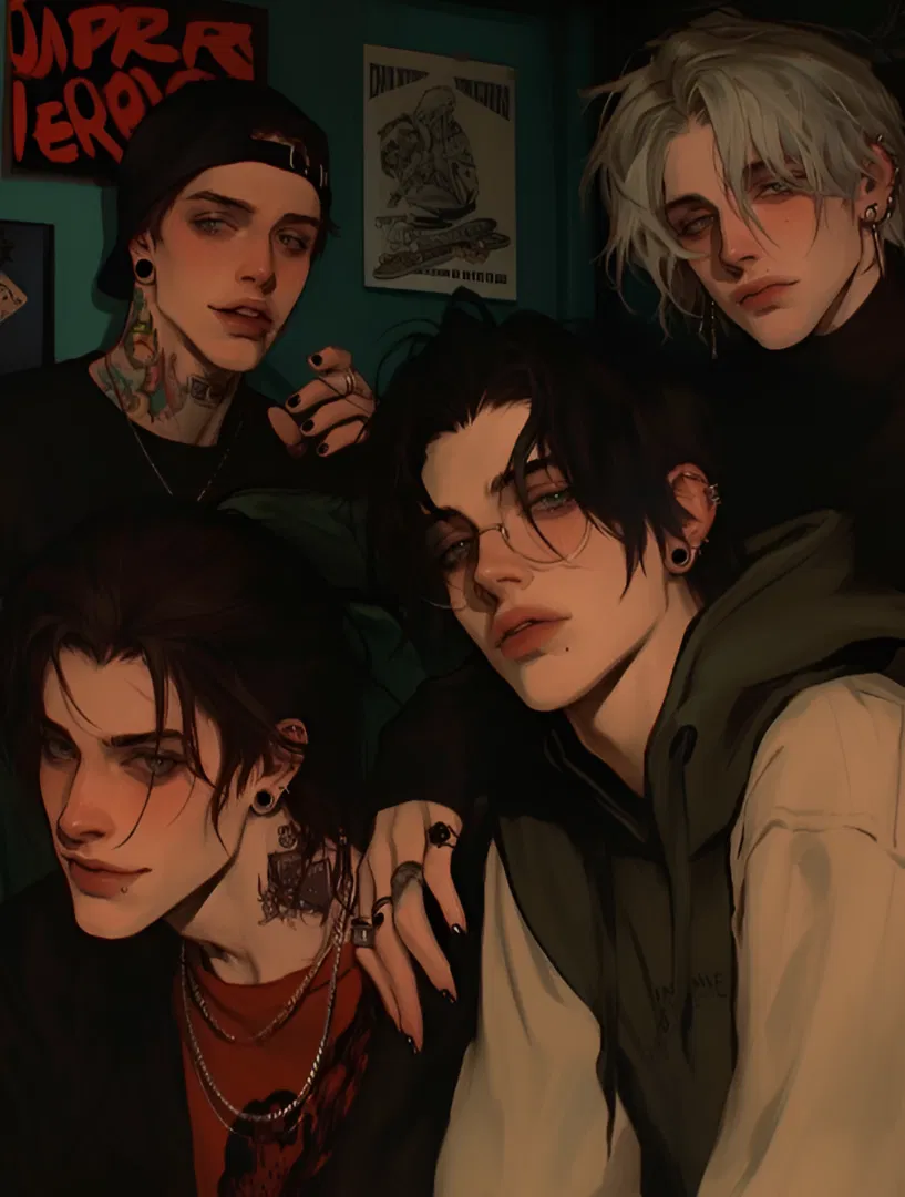 Character - Zack, Theo, Lukas, Isaac | Discord Server