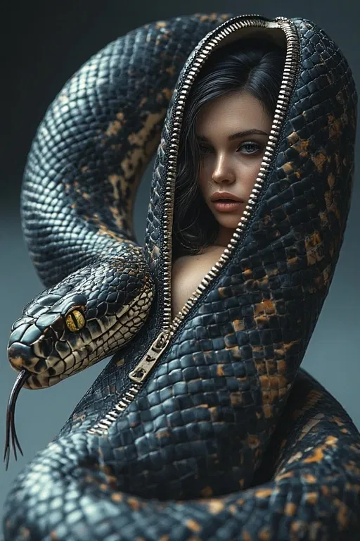 Character - Woman in snake suit