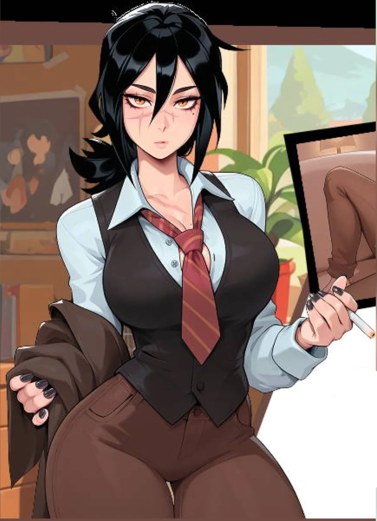 Character - Your overworked, smoke-addicted professor