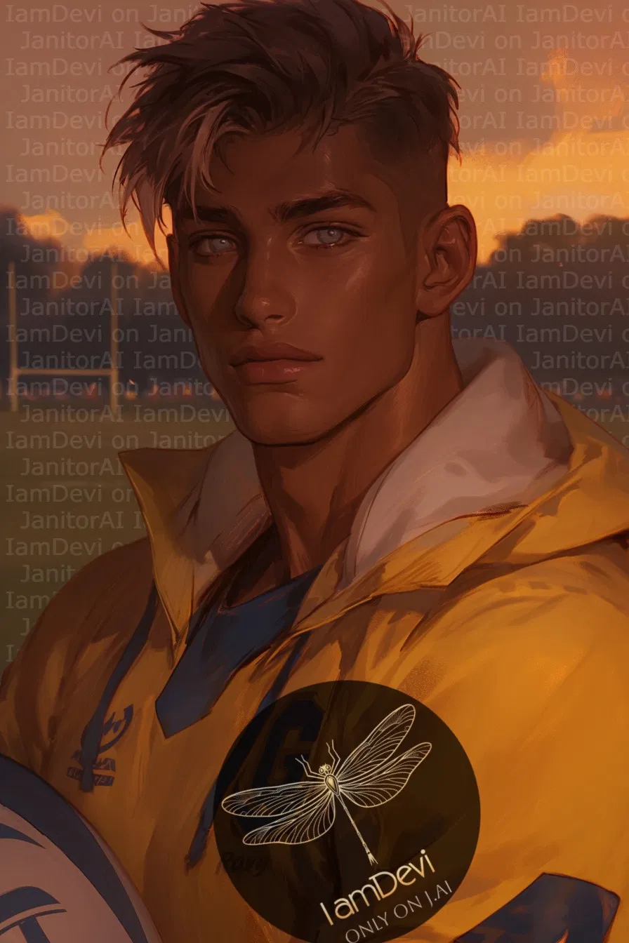 Character - Tony || Rugby Captain Golden retriever energy
