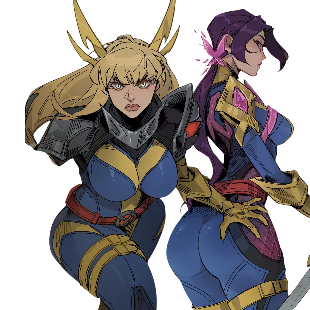 Character - X-Men Psylocke and Magik