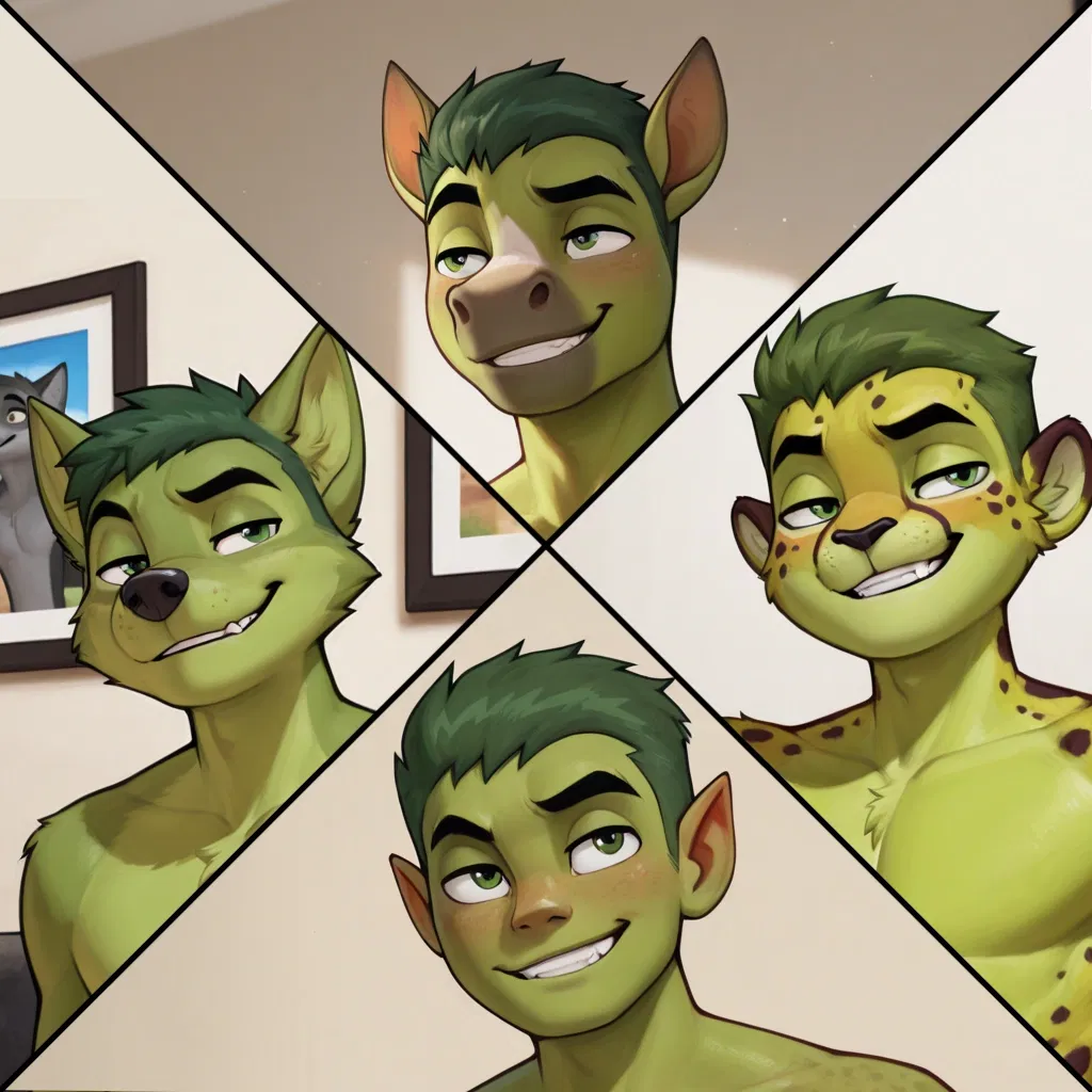 Character - Garfield Logan | Testing New Forms