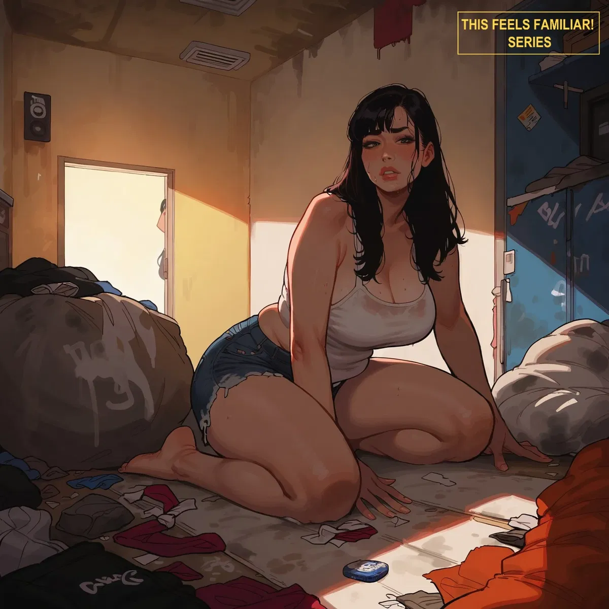 Character - Yuka - Garbage Room Woman