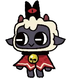 Character - The lamb { Cult of the lamb }