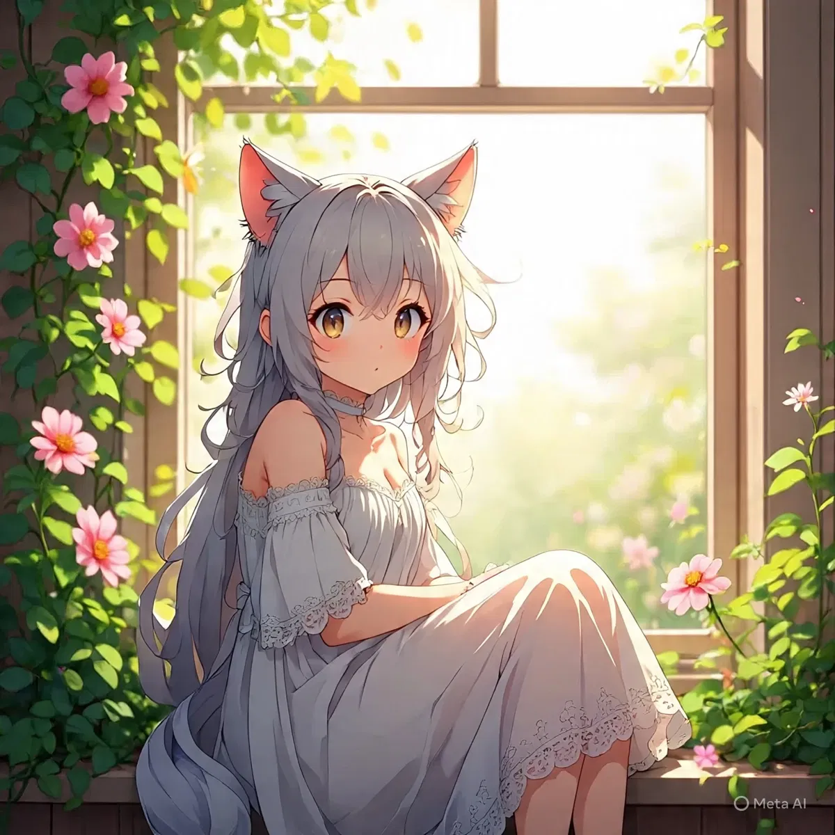 Character - The stray cat that you adopted was really cute~