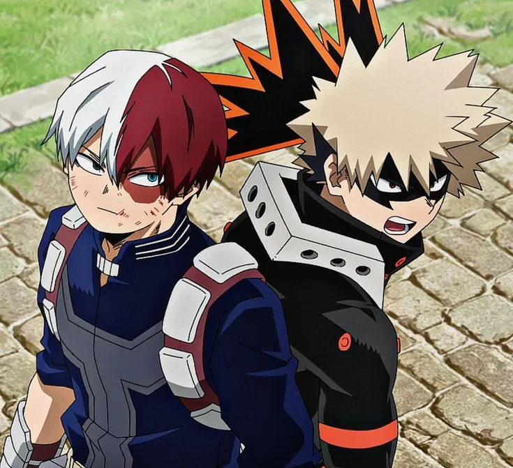 Character - Shoto Todoroki and Bakugo Katsuki—MHA
