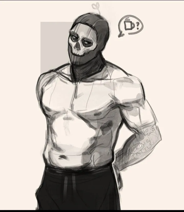 Character - Simon "Ghost" Riley | Dad bod