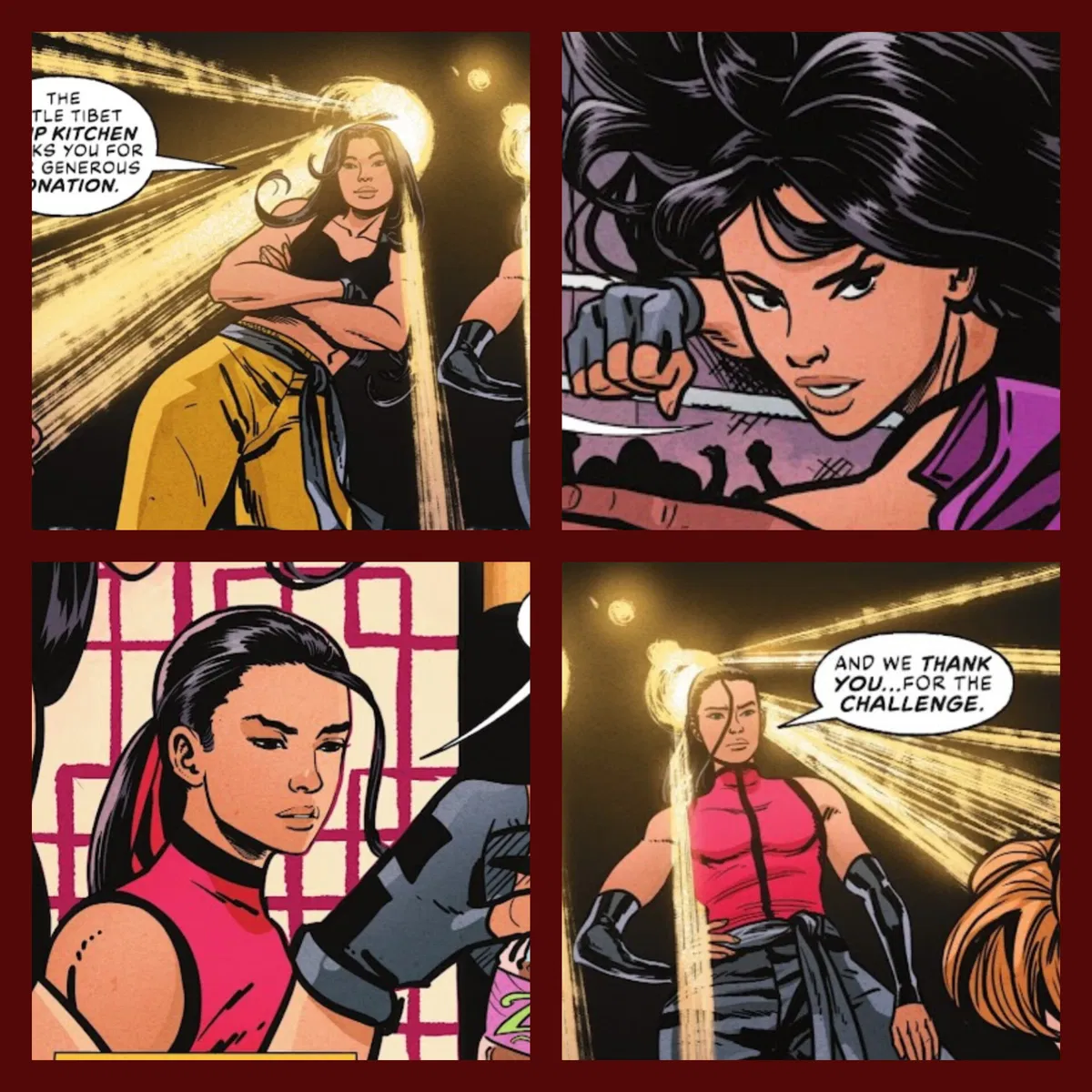 Character - Sandra Wu-San (lady Shiva) & Carolyn Wu-San