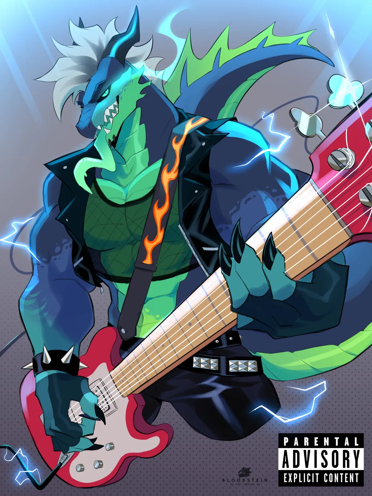 Character - Kiko, the Rockstar Dragon